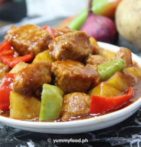 Easy Delicious Pork Mechado Recipe » Yummy Food Ph