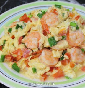 Shrimp with Egg Recipe Delicious Dish » Yummy Food Ph