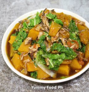 Ginisang Kalabasa with Fried Galunggong - An Awesome Dish1