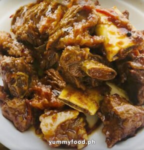 Beef Adobo | Adobong Baka Recipe » Yummy Food Ph