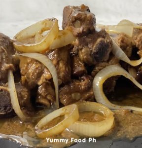 Pork Spare Ribs Steak Ala Bistek Tagalog » Yummy Food Ph