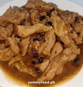 Pork with Tausi Recipe » Yummy Food Ph