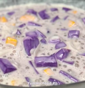 Ube Jelly Buko Salad Recipe » Yummy Food Ph